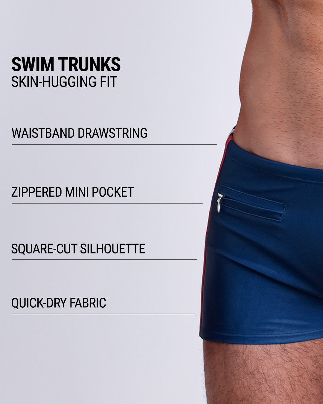 IMPERIAL BLUE - Swim Trunks | DC2 – BANG!® Miami